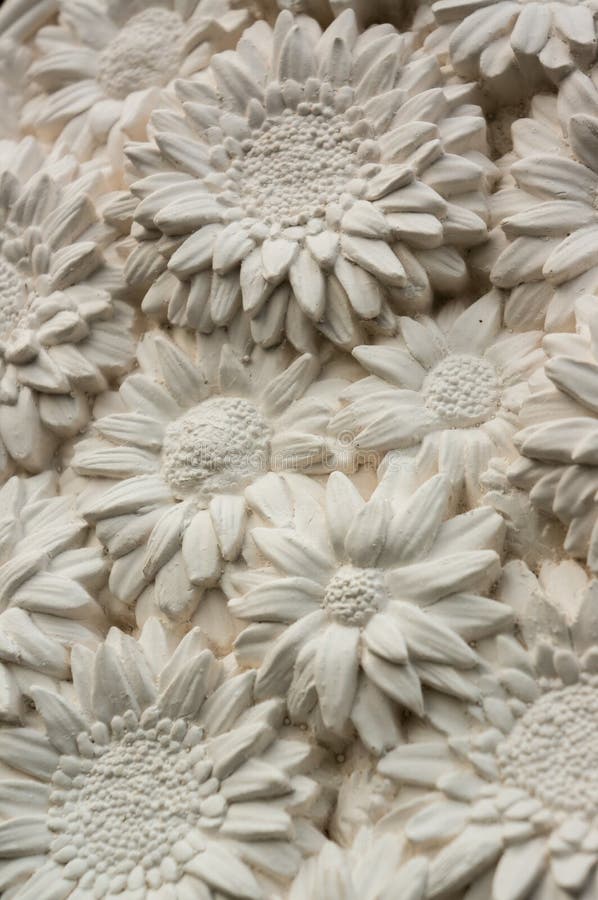 Molding clay flowers stock photo. Image of concrete, clay - 60459574