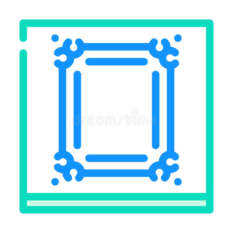 Molding and Millwork Color Icon Vector Illustration Stock Vector ...