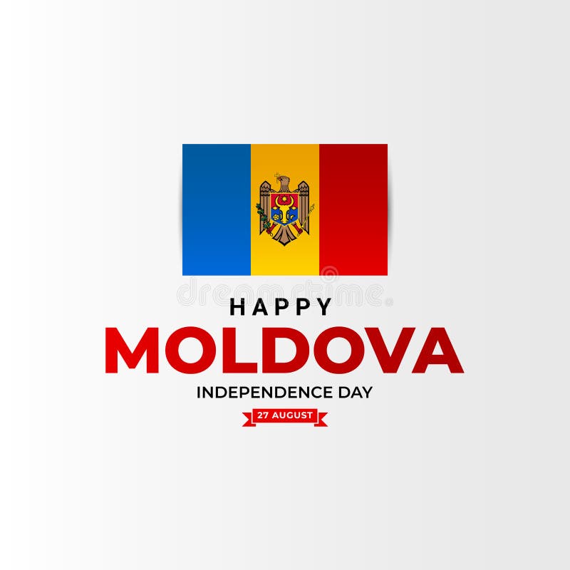 Moldova independence day stock vector. Illustration of national - 228109832
