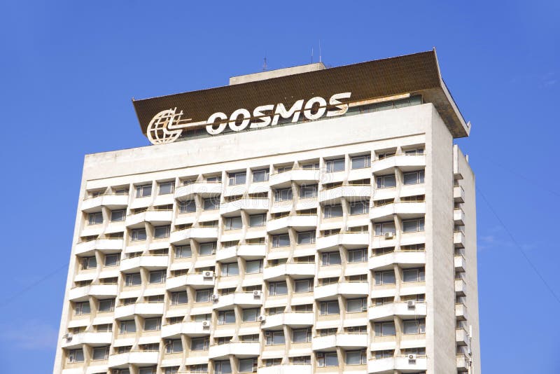 Moldova. Kishinev. 08/27/22. View of the Cosmos Hotel. Editorial Stock ...