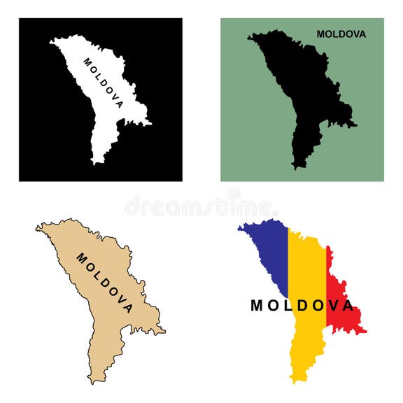 Moldova map design stock vector. Illustration of topography - 361314989