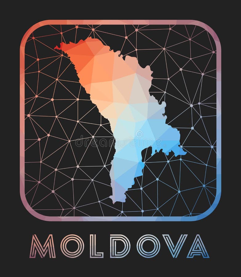 Moldova map design. stock vector. Illustration of isolated - 174916925