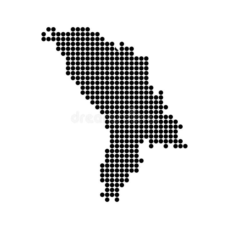 Moldova map icon stock vector. Illustration of element - 342861398