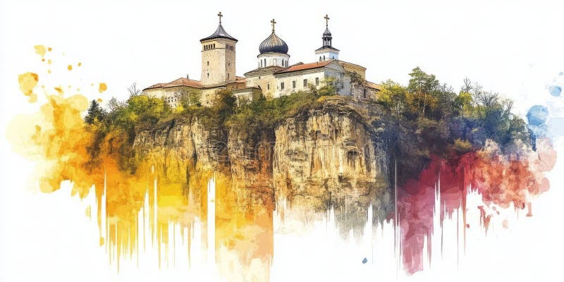 Orheiul Vechi Monastery Stock Illustrations – 7 Orheiul Vechi Monastery ...