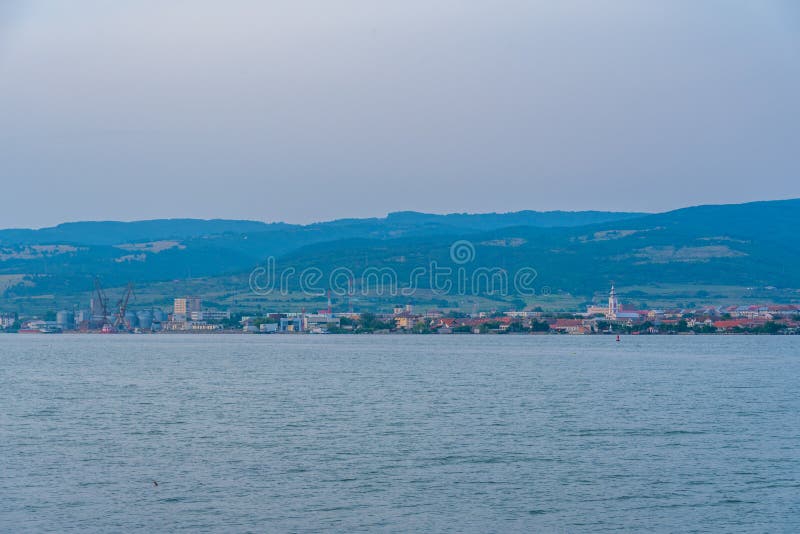 Moldova Veche Village in Romania Stock Photo - Image of panorama, hill ...