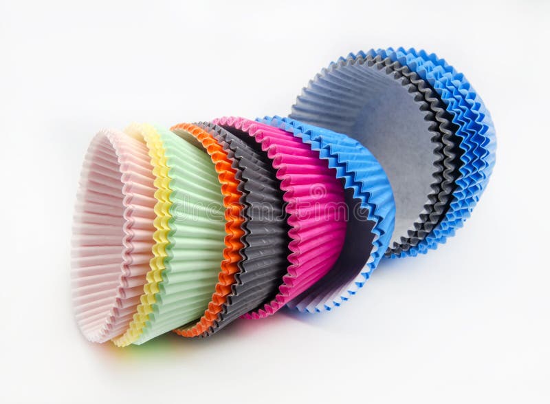 Molds paper pastries stock image. Image of preparation - 46631167