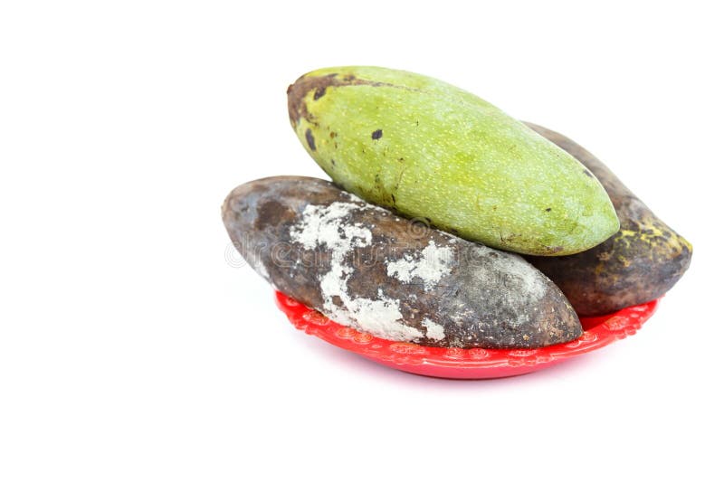 Moldy Mango Isolated White Stock Photos - Free & Royalty-Free Stock ...