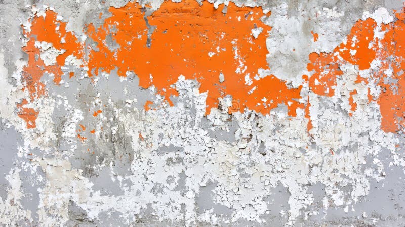 Moldy and Peeling Paint Texture on an Aging Wall for a Restoration and ...