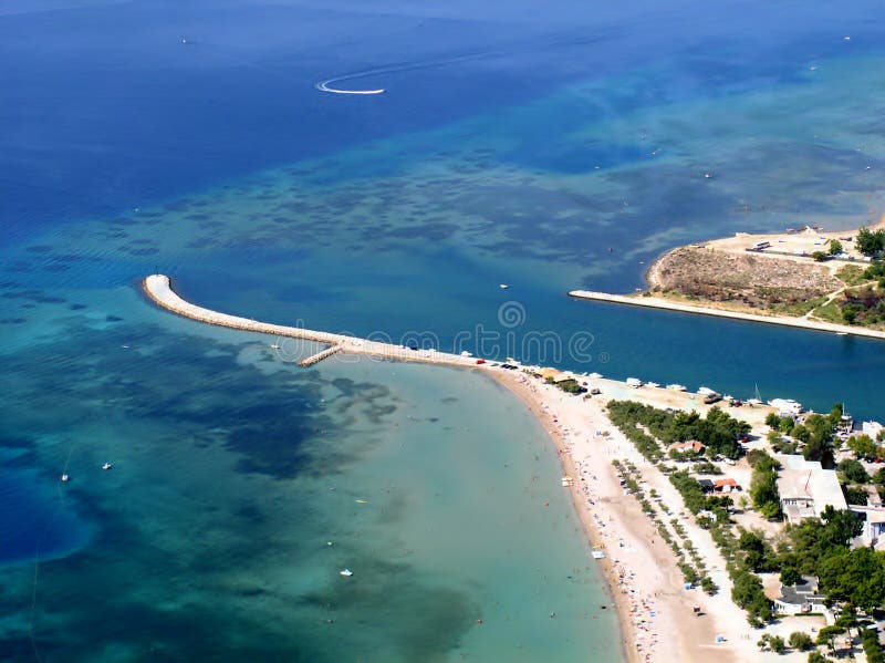 Mole stock image. Image of level, beach, sand, ocean, croatia - 4425841