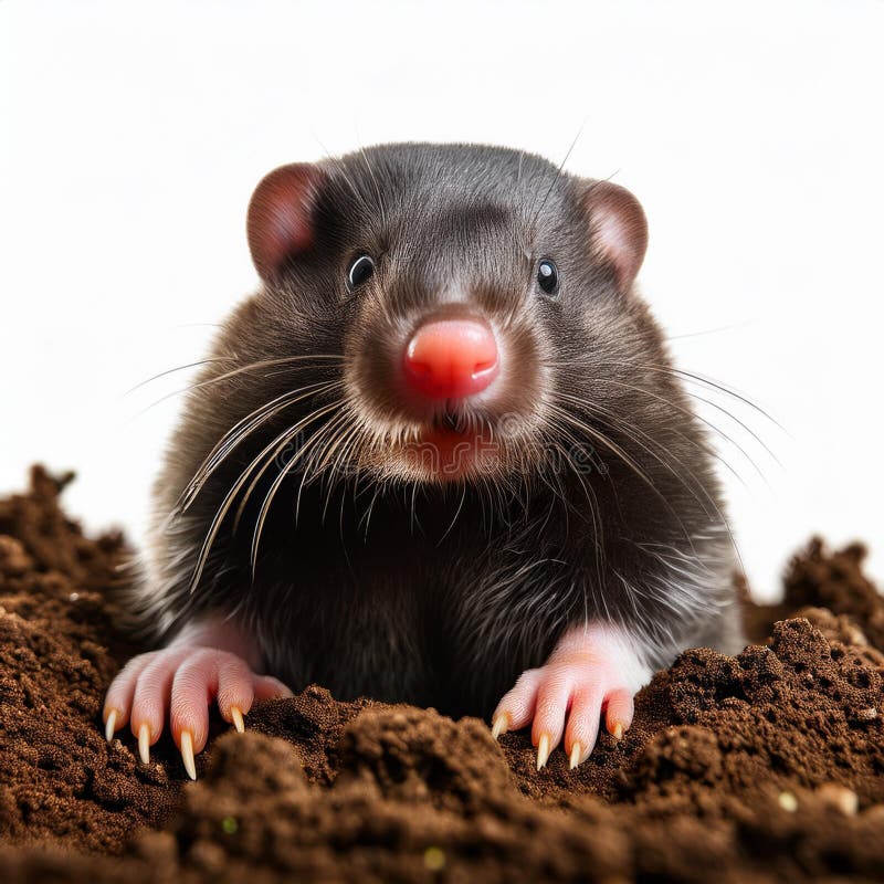 Mole, AI generated stock illustration. Illustration of animal - 330742437