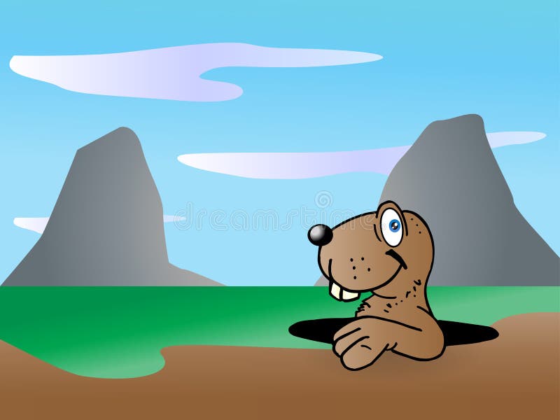 Mole illustration stock illustration. Illustration of animal - 111471579