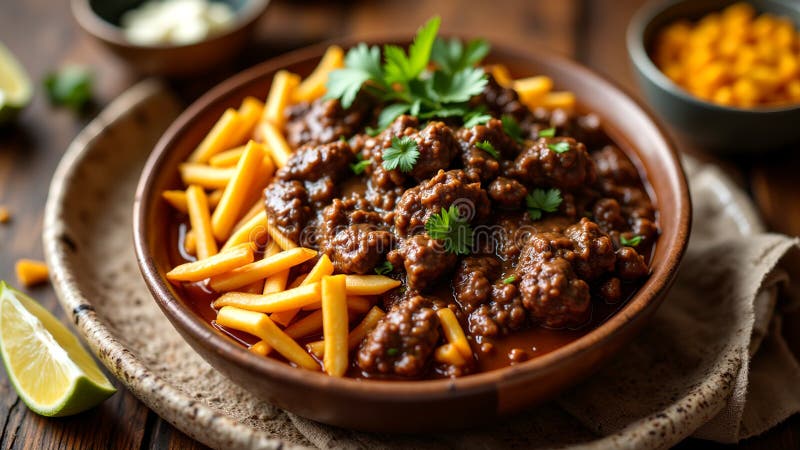 Mole Poblano: a Symphony of Flavor in a Rustic Setting Stock Image ...