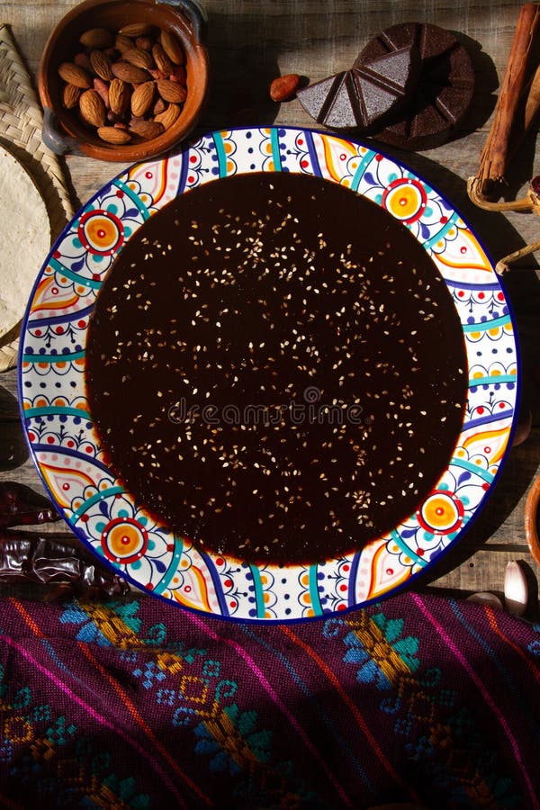 Mole Sauce : a Rich and Complex Culinary Elegance Stock Image - Image ...