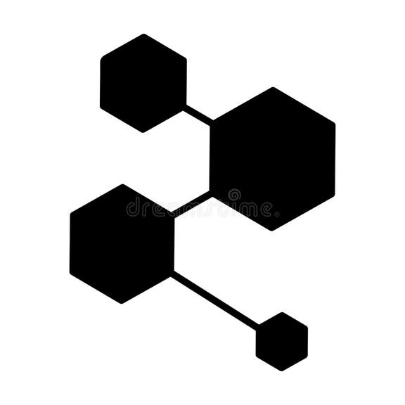 Moleculae Structure Icon Vector. Atom Structure Illustration Sign ...