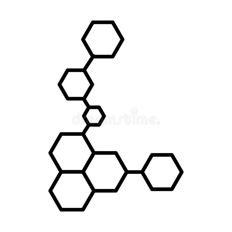 Moleculae Structure Icon Vector. Atom Structure Illustration Sign ...