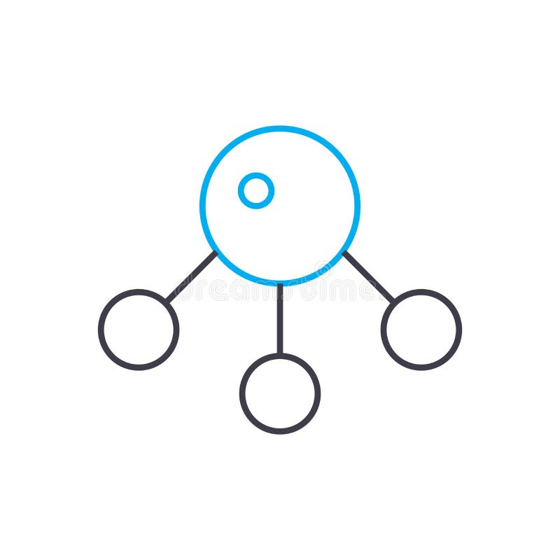 Molecular Analysis Vector Thin Line Stroke Icon. Molecular Analysis ...