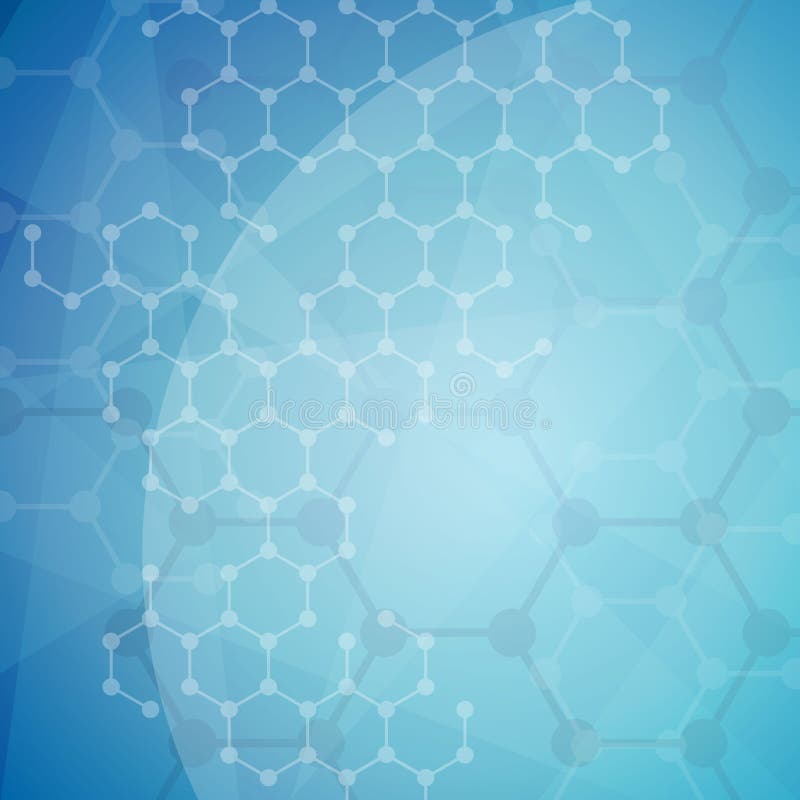 Molecular background stock vector. Illustration of mathematical - 34439547