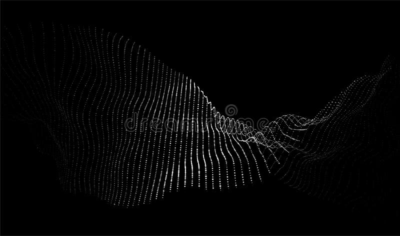 Molecular Background with DNA. Network Concept. Music Sound Wave. Big ...