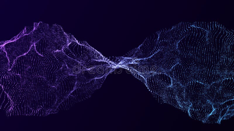 Molecular Background with DNA. Network Concept. Music Sound Wave. Big ...