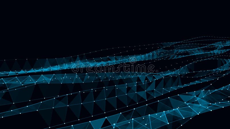 Molecular Background with DNA. Network Concept. Music Sound Wave. Big ...