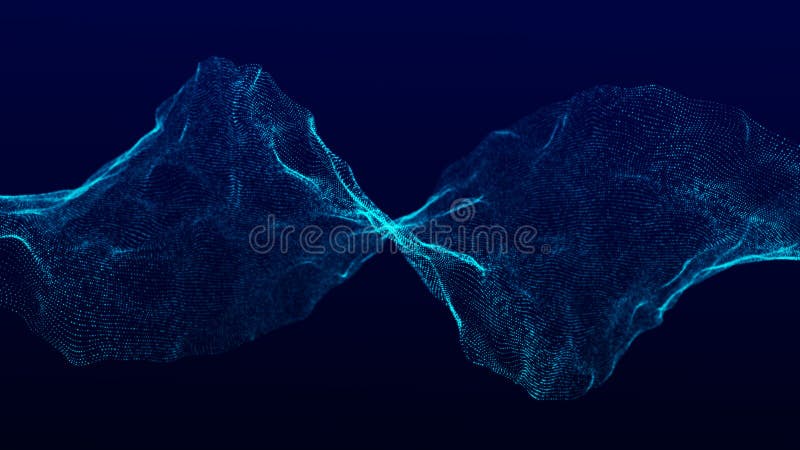 Molecular Background with DNA. Network Concept. Music Sound Wave. Big ...