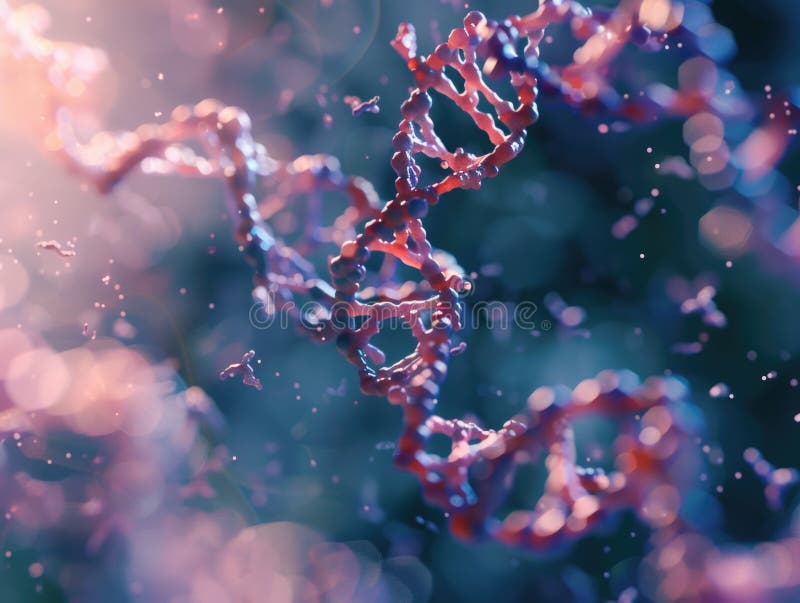 Molecular Biology - DNA Sequencing Under Microscope Stock Image - Image ...