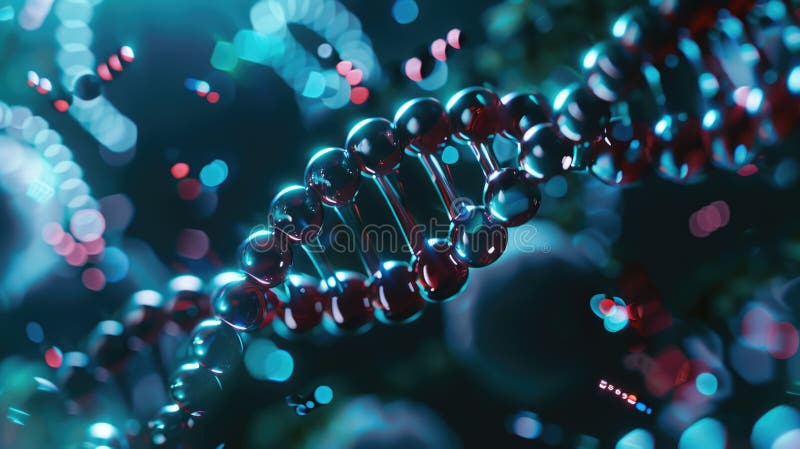 Molecular Biology and DNA Structure - Scientific Research Stock Image ...