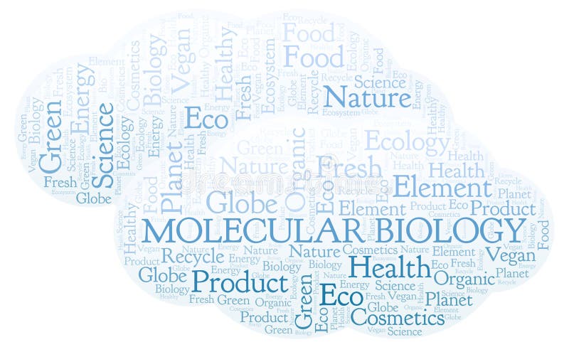 Molecular Biology Word Cloud. Stock Illustration - Illustration of ...