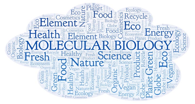 Molecular Biology Word Cloud. Stock Illustration - Illustration of ...