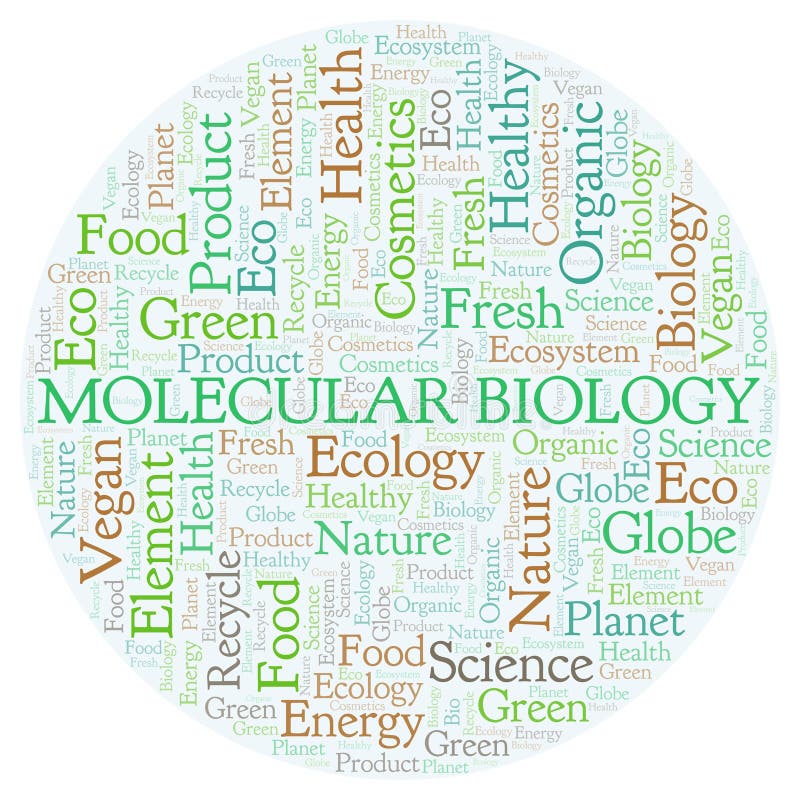 Molecular Biology Word Cloud. Stock Illustration - Illustration of ...
