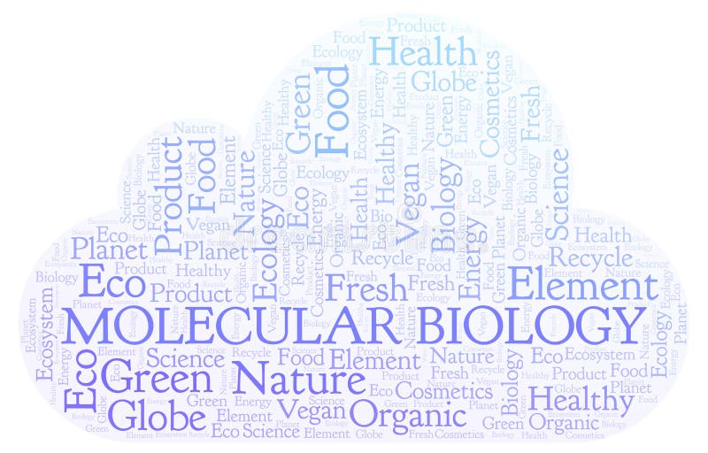 Molecular Biology Word Cloud. Stock Illustration - Illustration of ...