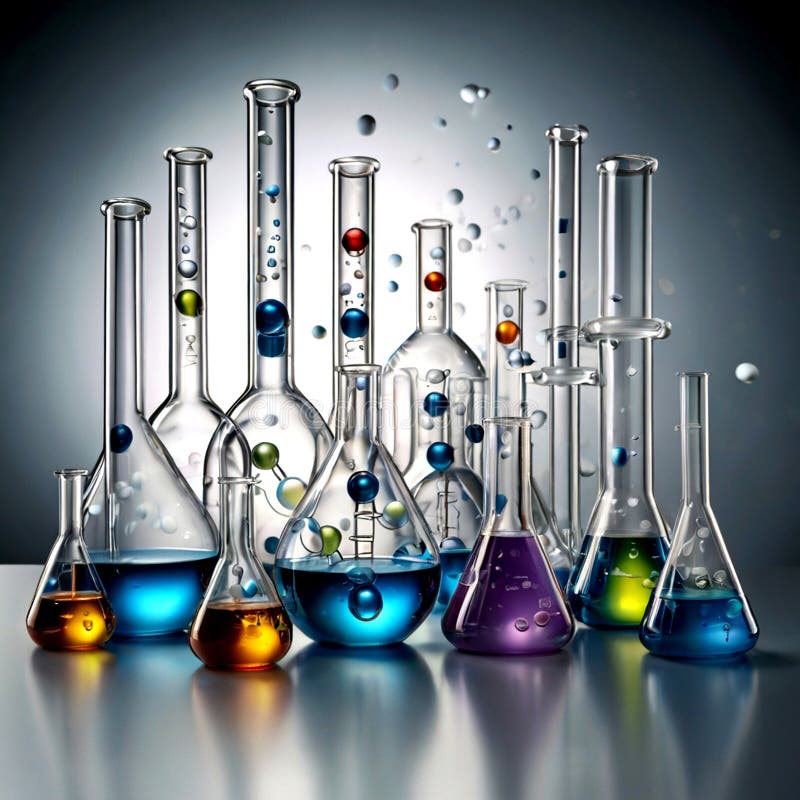 Molecular Breakthrough – the Beauty of Chemical Science Stock Photo ...