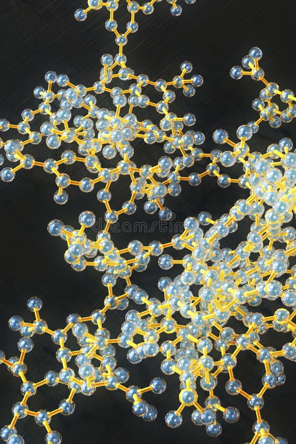 Molecular Chain Chemistry Logo Icon Thin Line Stock Vector ...