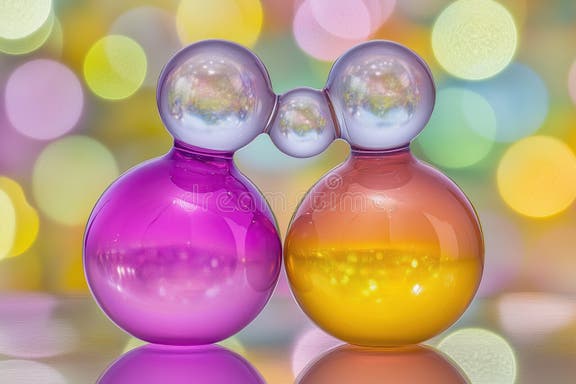 Molecular Collision Energy Explosion Stock Illustration - Illustration ...