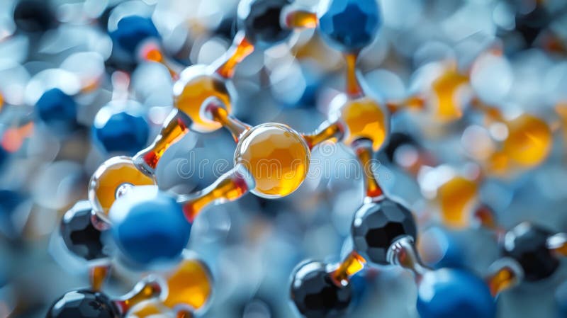 Molecular Complexity in Science Stock Illustration - Illustration of ...