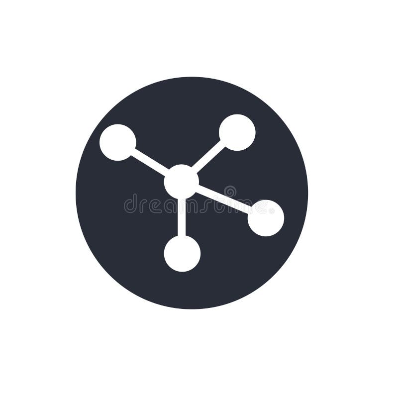 Molecular Configuration Icon Vector Sign and Symbol Isolated on White ... Molecular Configuration Icon Vector Sign and Symbol Isolated on White ...