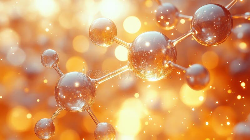 Molecular Connection stock illustration. Illustration of discovery ...