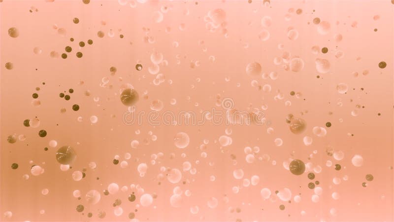 Molecular 3d Balls Rotate in Liquid. Motion. 3D Molecules Move in Flow ...