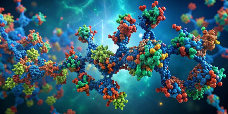 Molecular Dance Enzyme Substrate Interaction AI-Created Content Stock ...