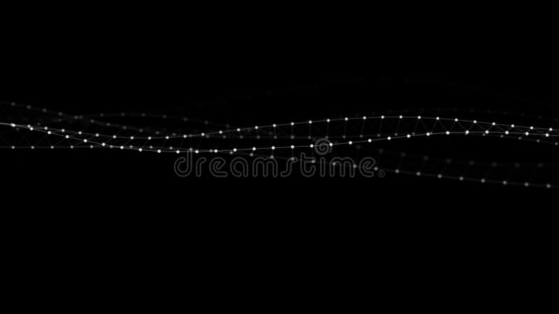 Molecular DNA Structure. Wave Flow of Nucleotides. Memory Saving ...