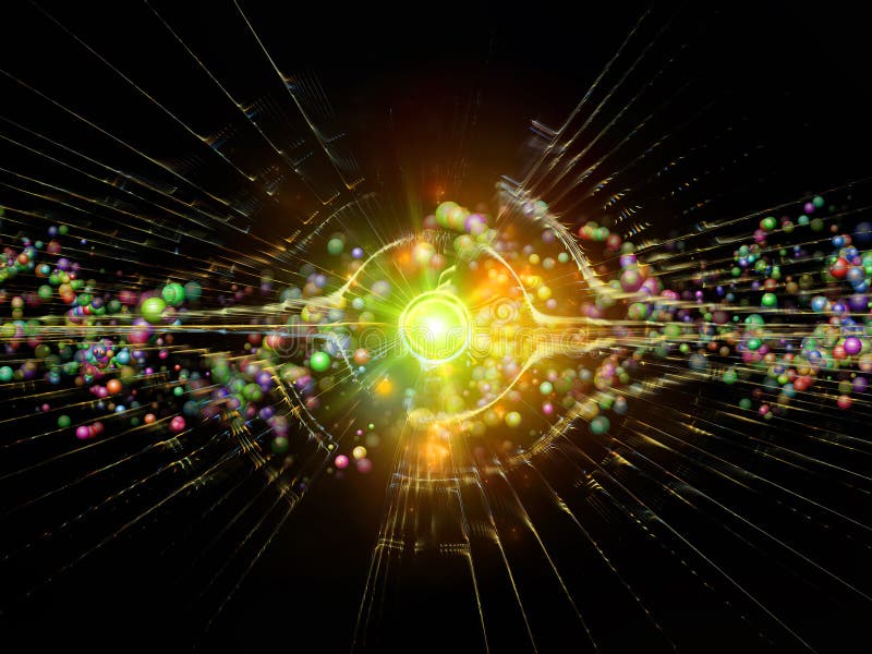 Molecular Event Horizon stock illustration. Illustration of abstract ...