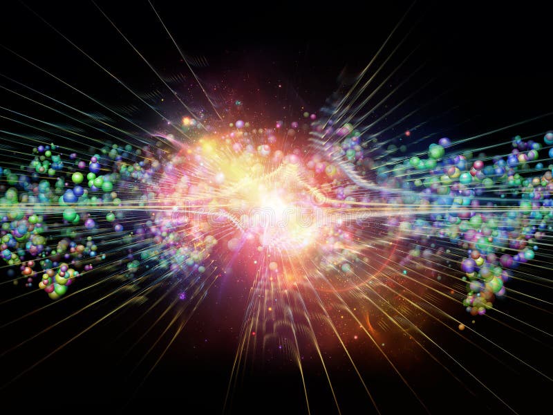 Molecular Event Horizon stock illustration. Illustration of burst ...
