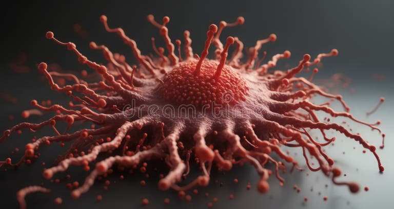 Molecular Explosion - a Microscopic View of a Cell S Life Force Stock ...