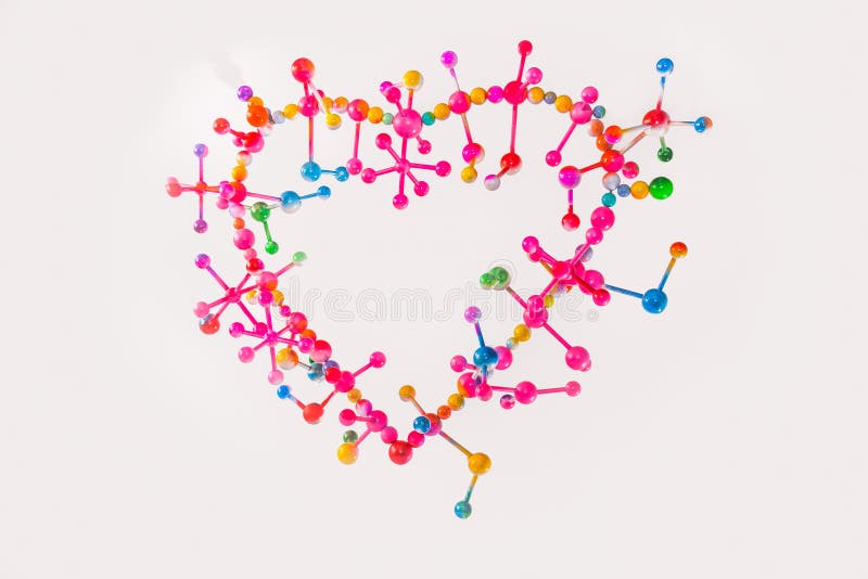 Molecular Love Hormone. Sexual Chemistry Oxytocin Stock Photo - Image ...