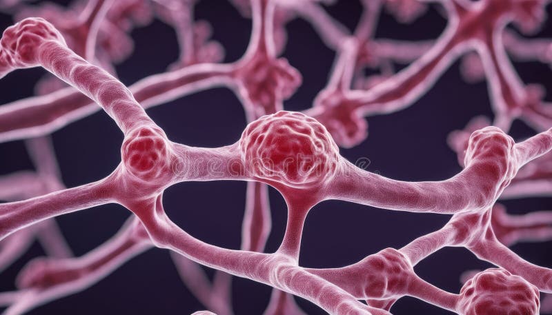 Molecular Marvels - a Close-up View of a Protein Structure Stock ...