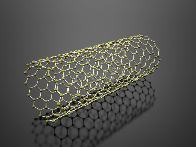 Molecular Mesh Structure Rendered Stock Illustration - Illustration of ...