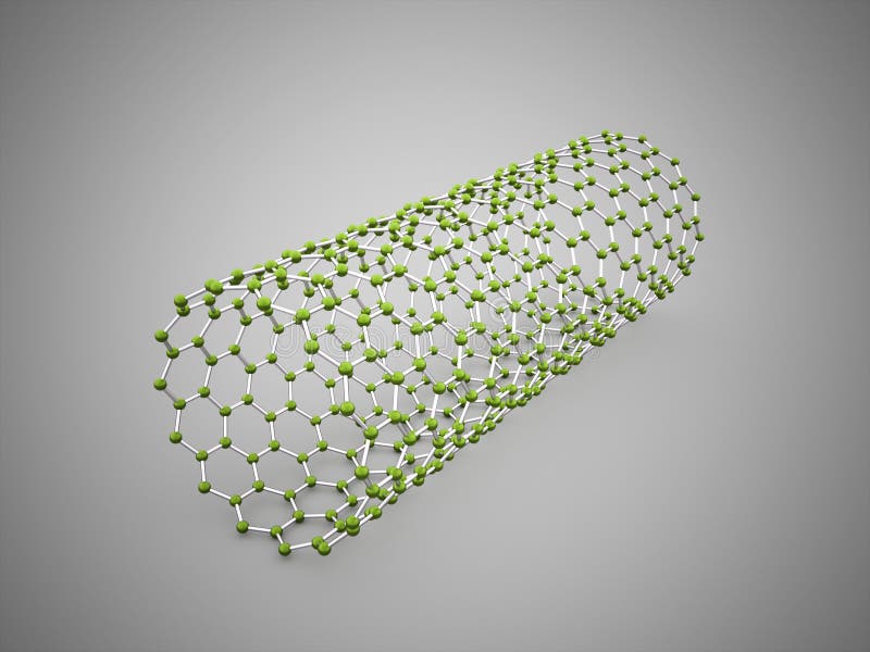 Molecular Mesh Structure Rendered Stock Illustration - Illustration of ...