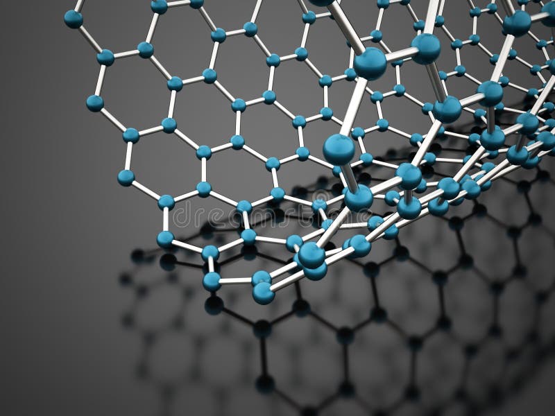 Molecular Mesh Tube Structure Stock Illustration - Illustration of cell ...