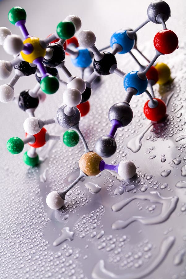 Molecular Model - atom stock photo. Image of molecular - 6548786