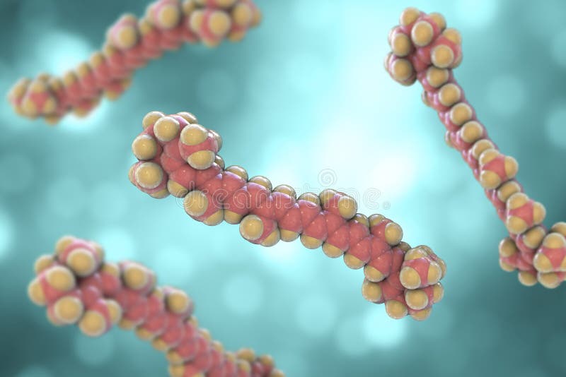 Molecular Model of Beta-carotene, Precursor To Vitamin a, 3d ...